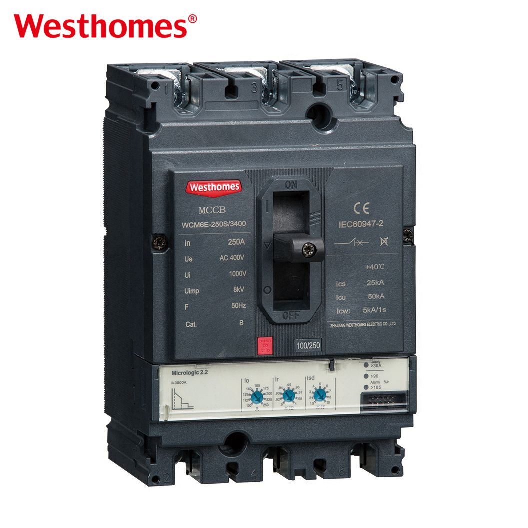 Westhomes Wcm6 Series 100A 250A 400A 600A Electric Moulded Case MCCB ...